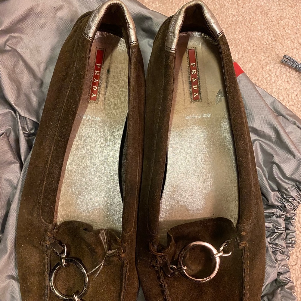 Authentic Prada Driving Loafers - Gem